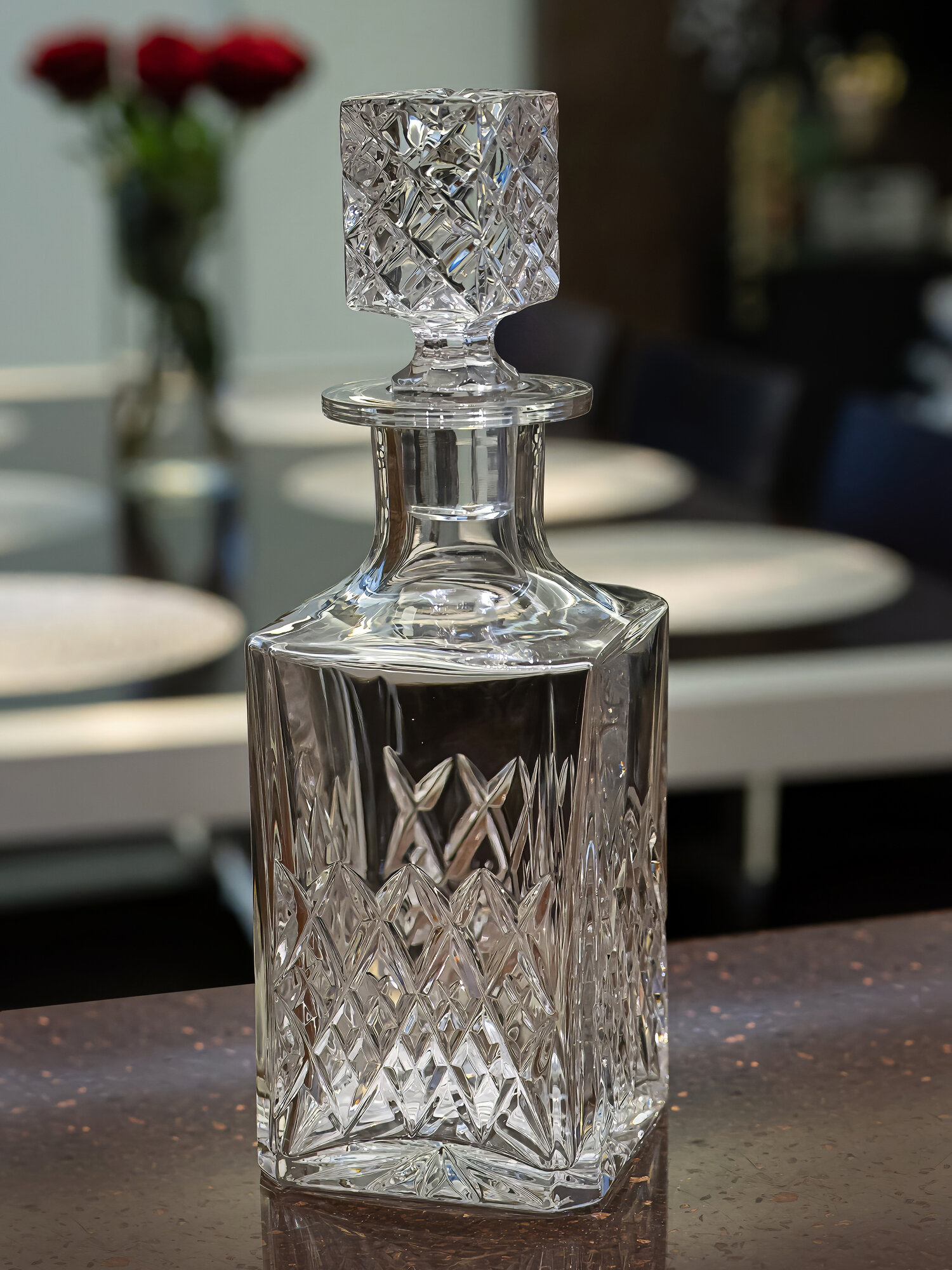 Хрустальный графин штоф для водки виски коньяка 0,75 литра Неман 6280-800/91a