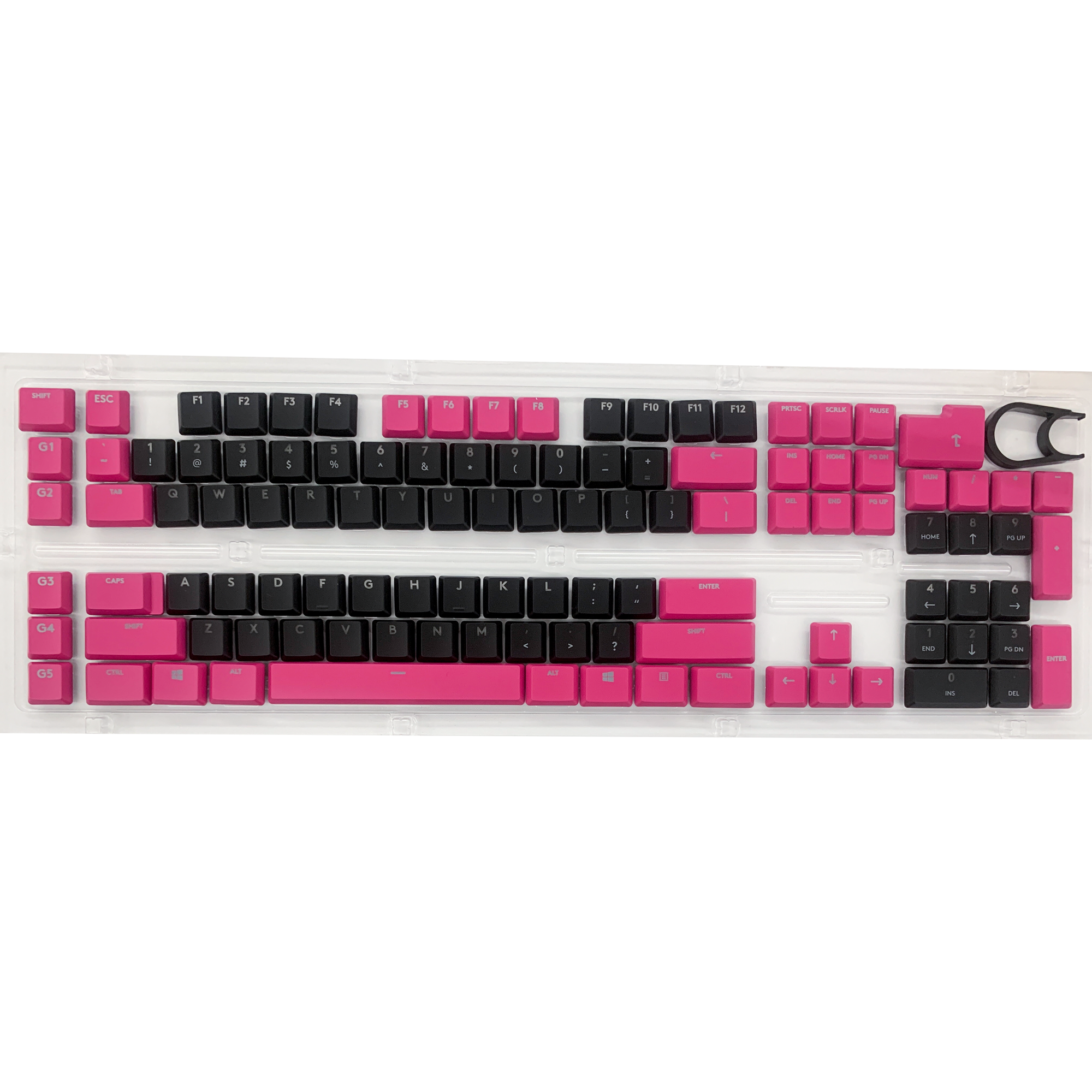 Подходит для клавишных колпачков Logitech G913/G913TKL, прозрачные противоскользящие клавишные колпачки из АБС-пластика