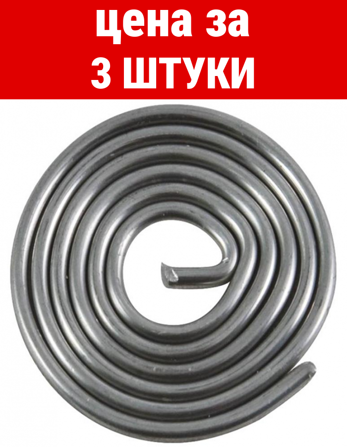 Комплект 3 шт, припой без канифоли 10ГР 2ММ /Р/ FIT
