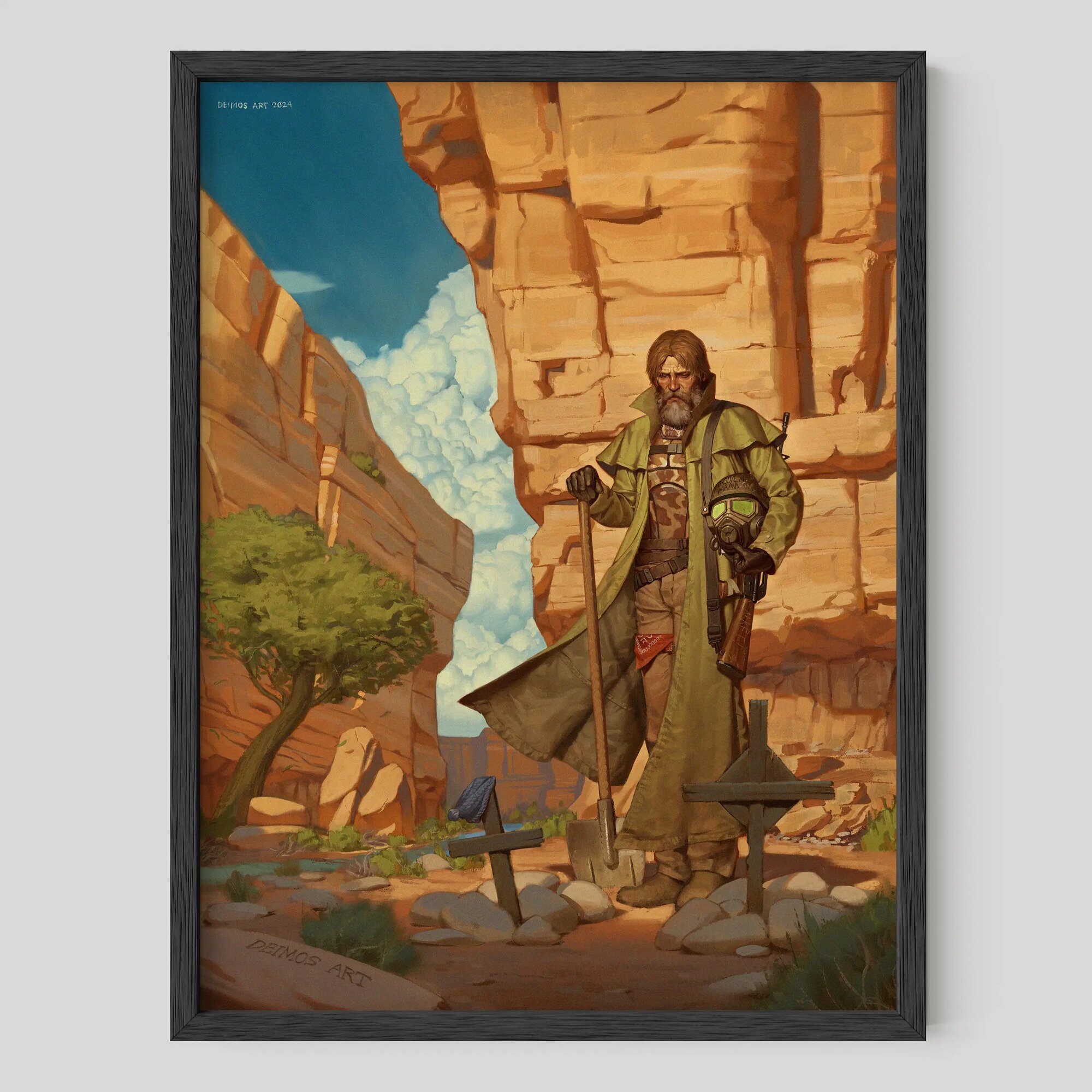 Печать на холсте Fallout New Vegas, 40x60cm, PF57785