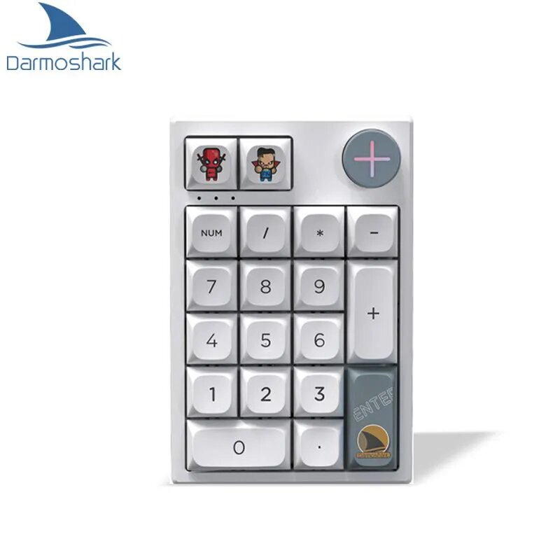 Darmoshark Клавиатура беспроводная , Английская раскладка, белый