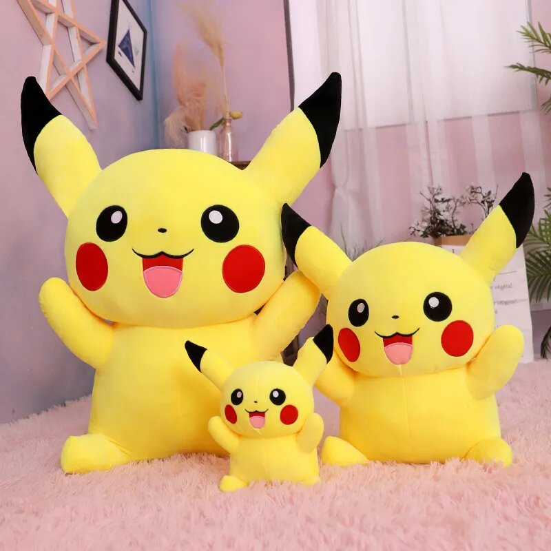 Пуховые игрушки Пикачу (28cm) Милая плюшевая игрушка для детей и взрослых — фото 1