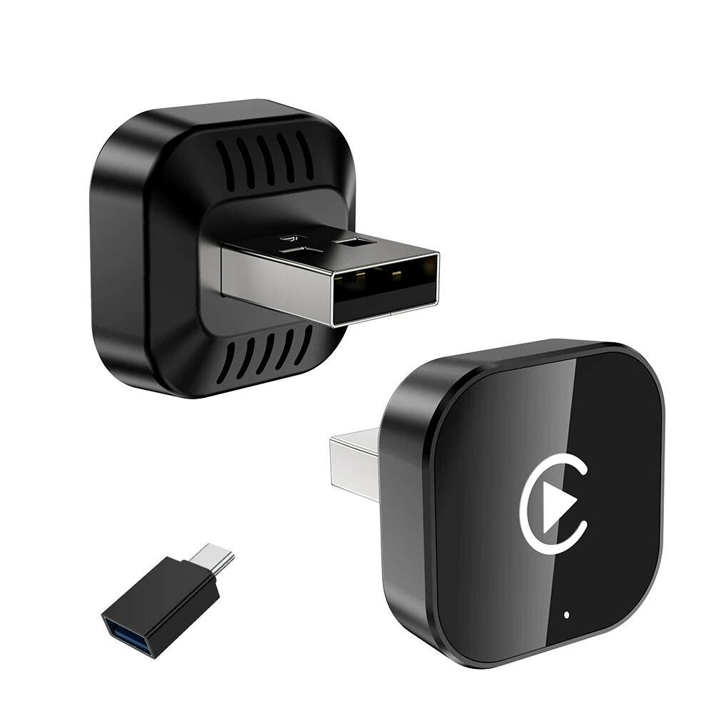2в1 Проводной CarPlay/Android Auto адаптер Type-C USB