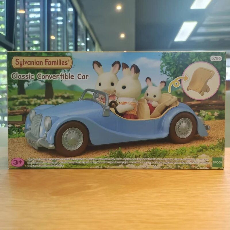 Sylvanian Families Calico Critters, детские игрушки для девочек, аниме-фигурки для девочек, миниатюрные куклы, игрушки для детей, классический трансформируемый автомобиль
