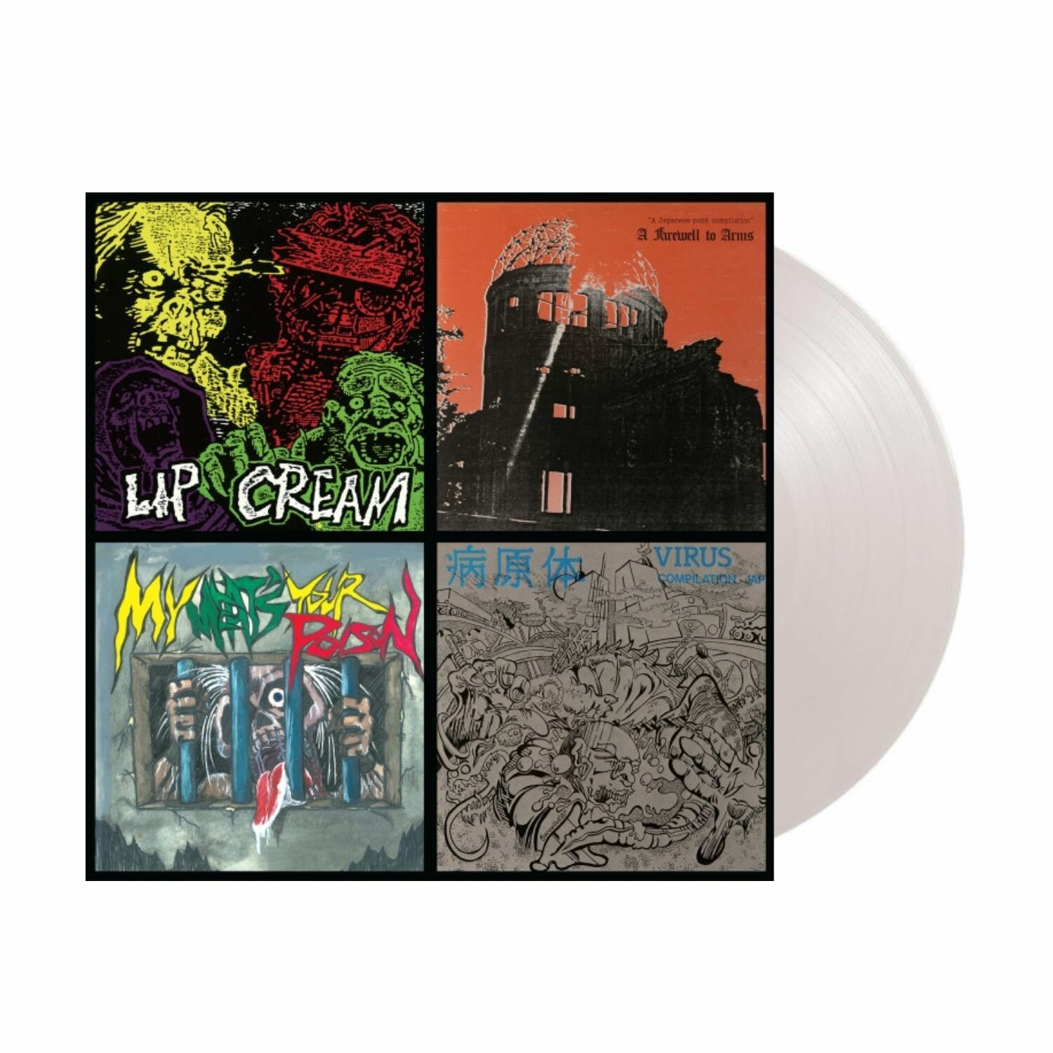 Виниловая пластинка Lip Cream - Thrash Til Death, Vinyl, 12", 45 RPM, Clear Milky