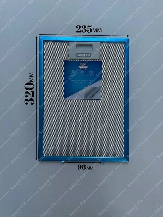 2 шт. 235x320 мм, TEKA DB-6, INOX db-90, Совместимый масляный фильтр вытяжного устройства, 81476048, 23,5x32см