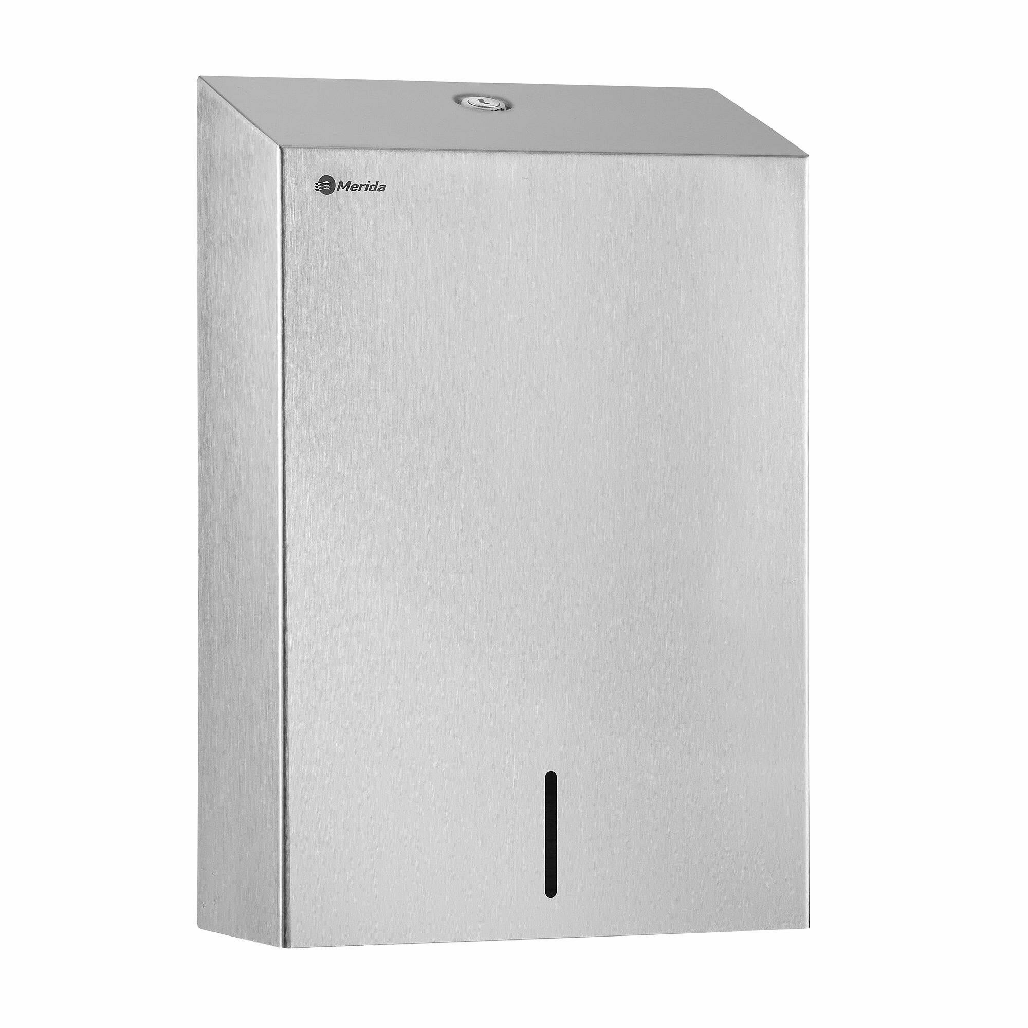 Диспенсер для бумажных полотенец Merida Stella R ASM106. R цвет Нержавеющая сталь