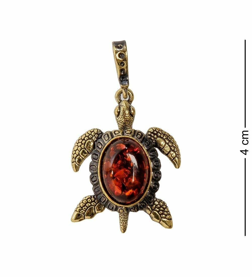 Подвеска Народные промыслы, янтарь