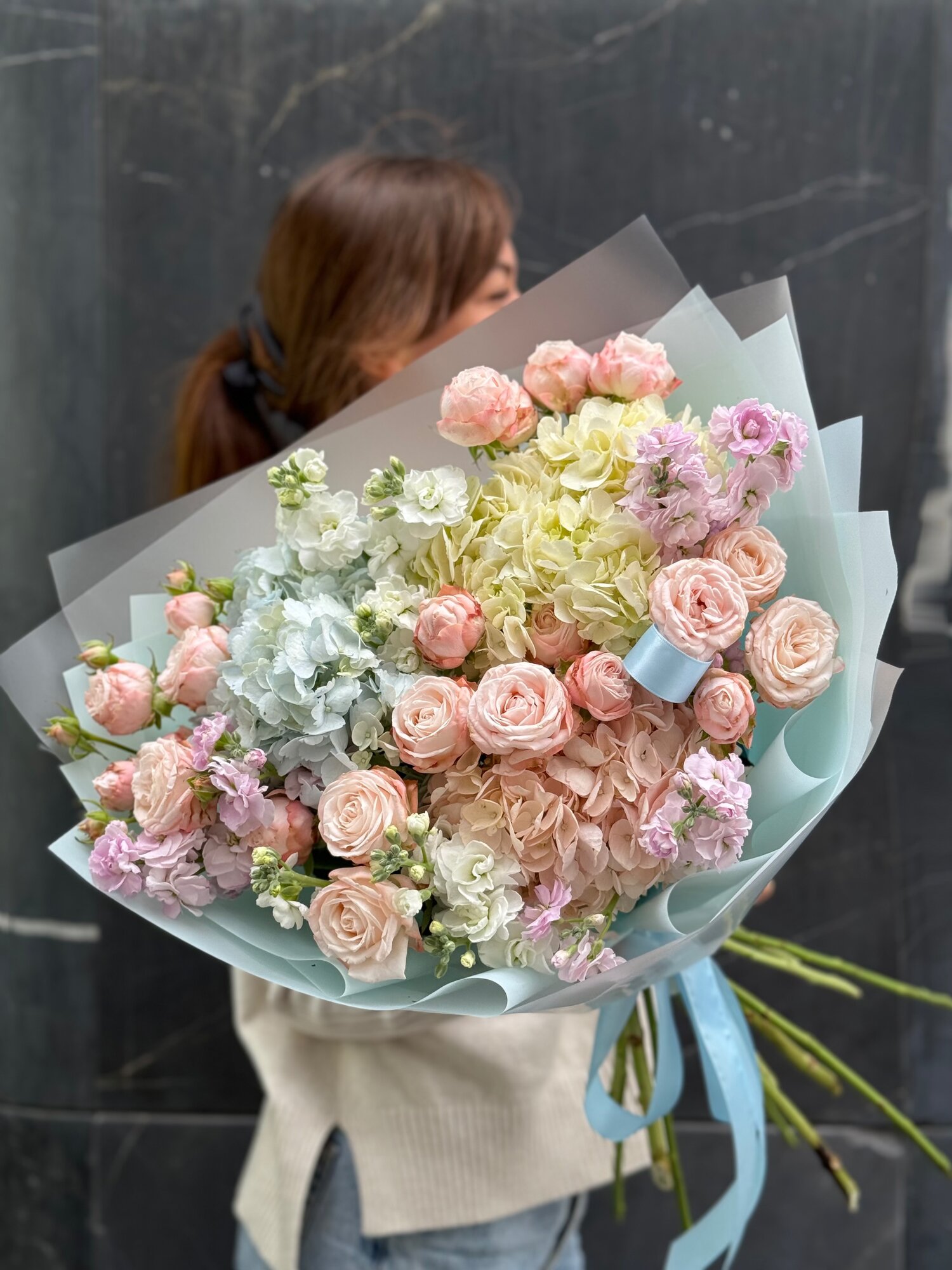 Нежный воздушный букет