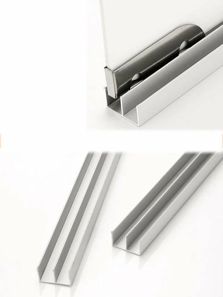 500 мм, Высокопрочные алюминиевые раздвижные системы для мебели и перегородок