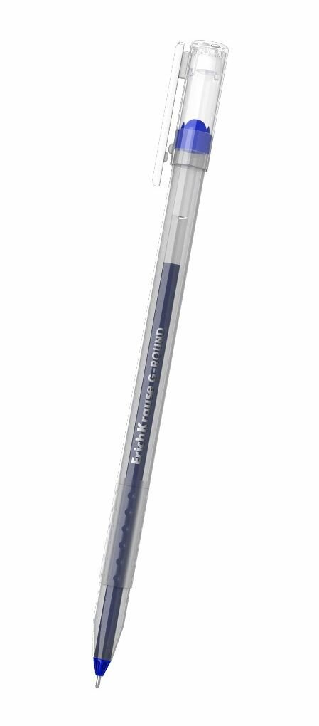 Ручка гелевая Erich Krause G-Round, шарик 0.5 мм, цвет синий 54525