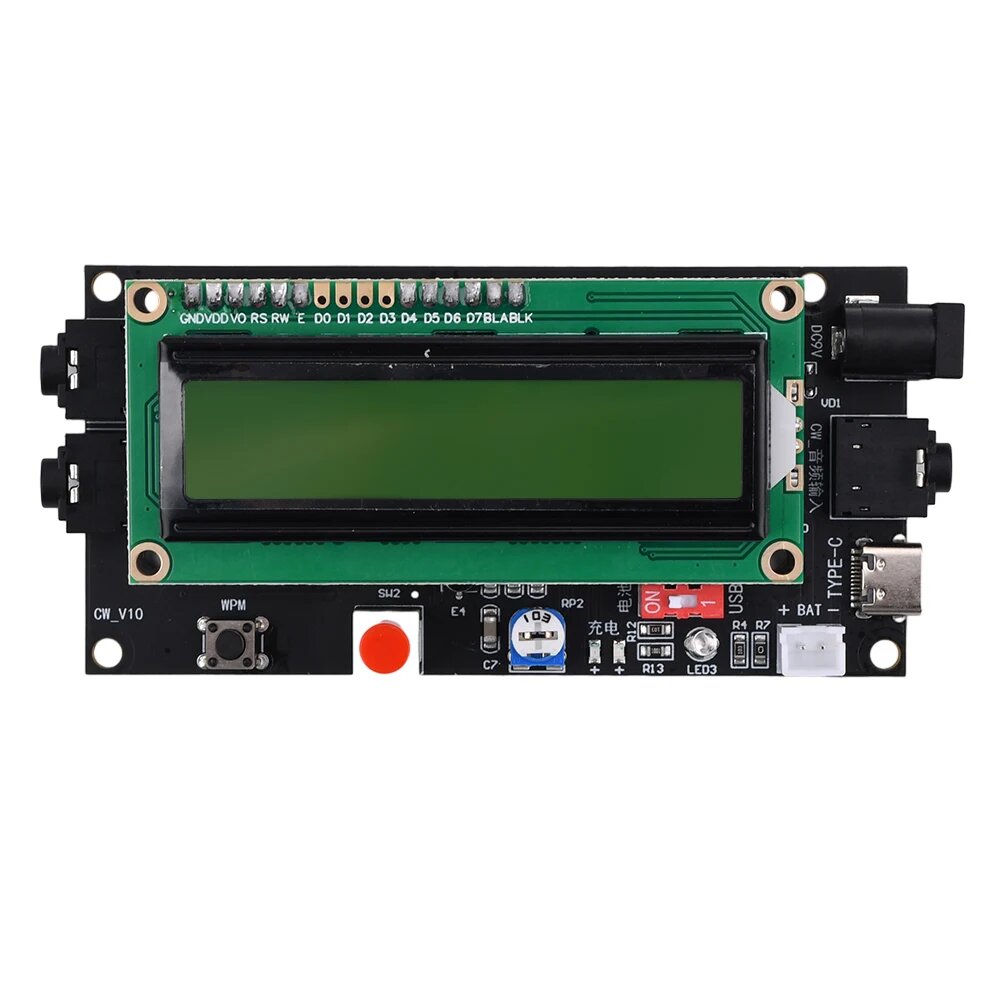 Aideepen CW декодер Morse LCD1602
