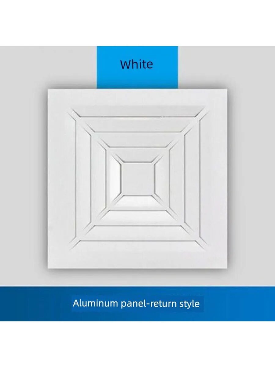 Вентилятор потолочный (300x300 мм, алюминий, 30 Вт)