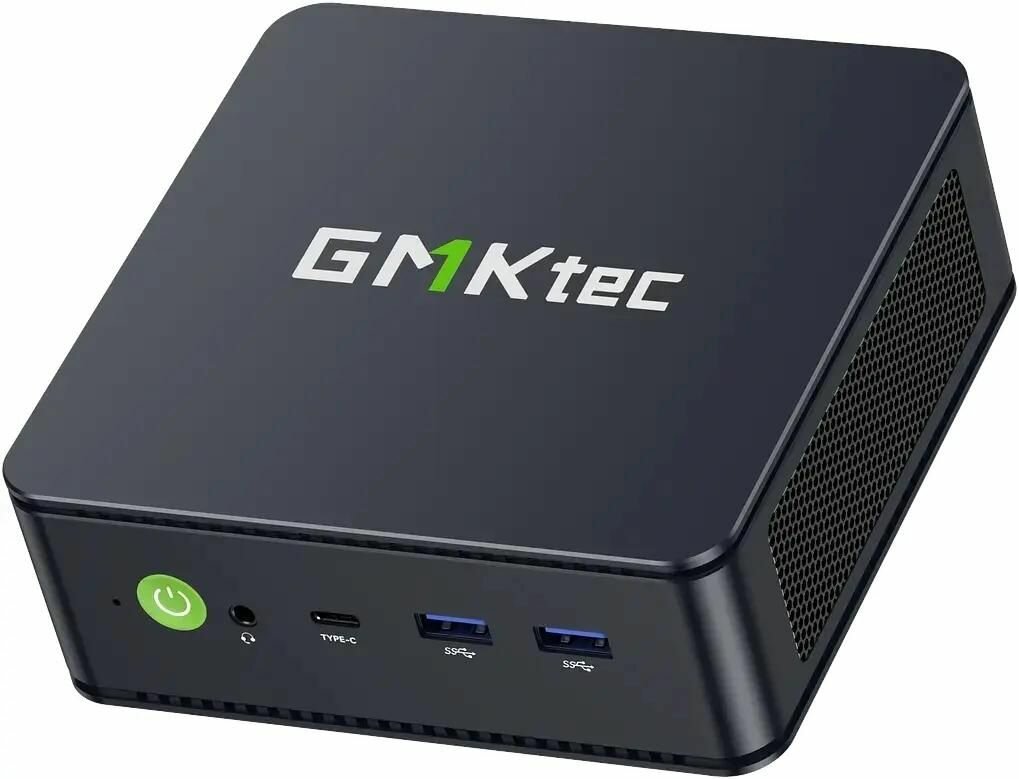 Неттоп GMKTEC Mini NucBox M6Ultra AMD Ryzen 5 7640HS, DDR5 16ГБ, 512ГБ(SSD), AMD Radeon 760M, Windows 11 Pro, черный M6ULTRA/7640HS/16+512GB
