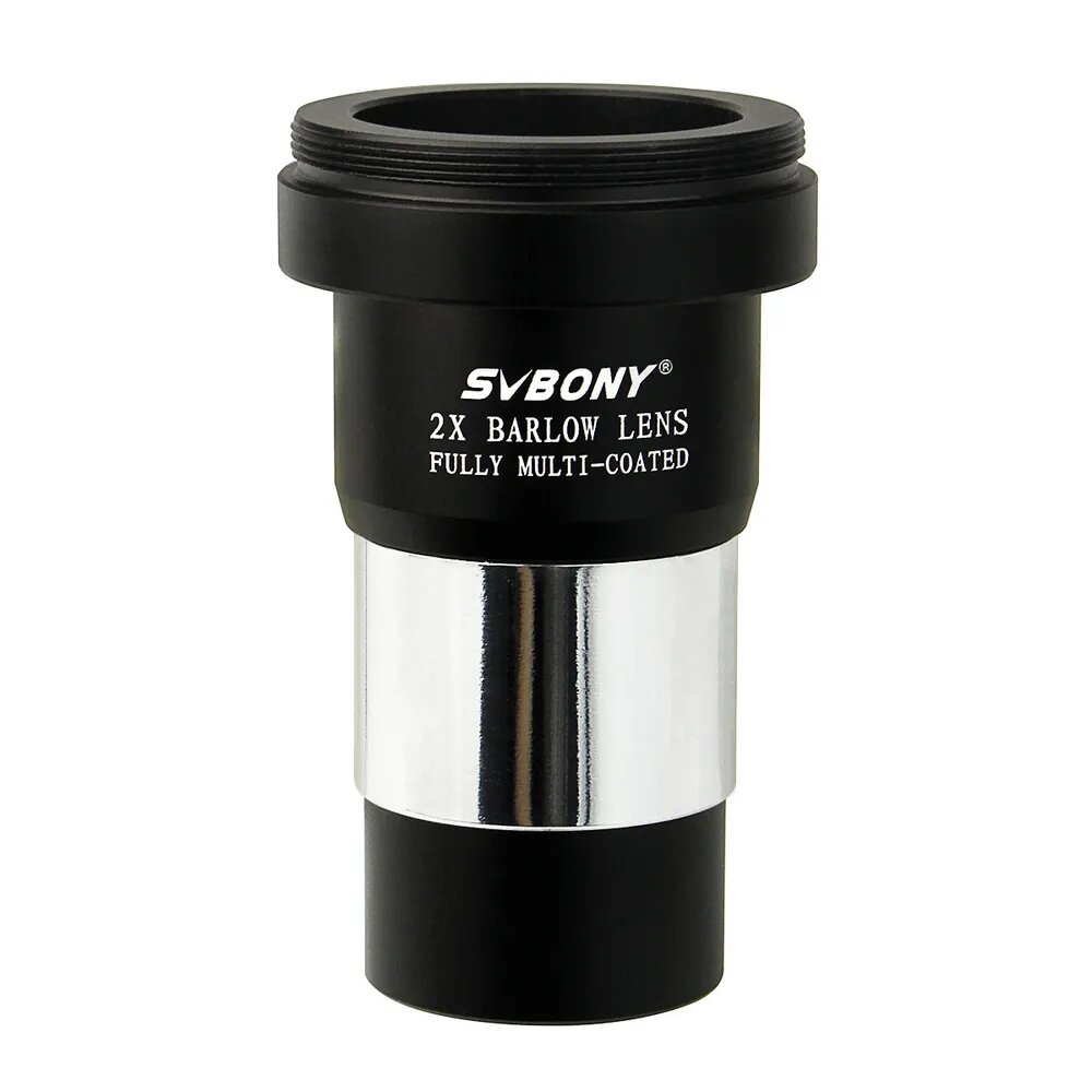 SVBONY 2X Barlow Lens, 1.25 дюймов, Fully Multi-Coated, для телескопов