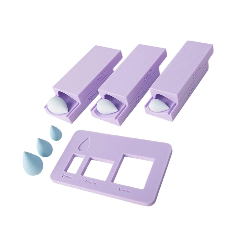 Форма Для Изготовления Шариков из Капель Воды из Пластиковой Глины с Инструментом для Изготовления Глиняных Шариков 3 Размеров