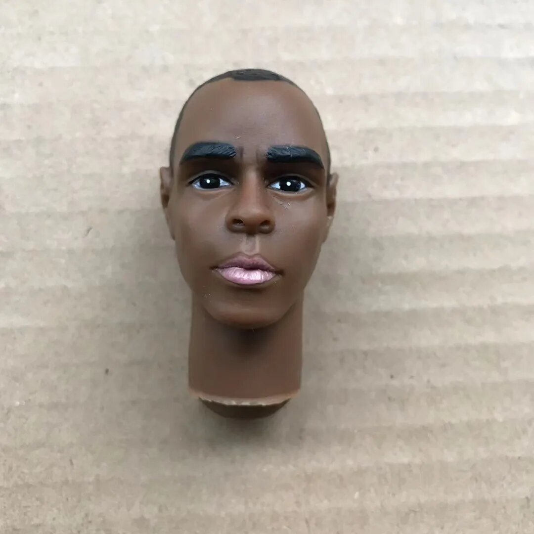 Кукольные головы ROUND YUAN 1/6 принц пластик белый коричневый черный