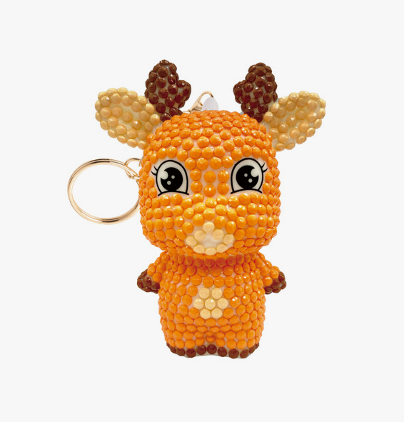 Брелок DIY алмазная мозаика. Олененок 45219