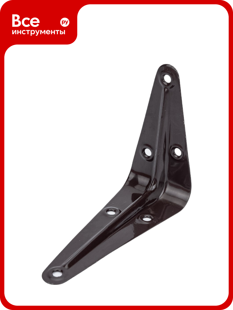 Уголок-кронштейн STAYER MASTER 100х75 мм, коричневый 37400-3