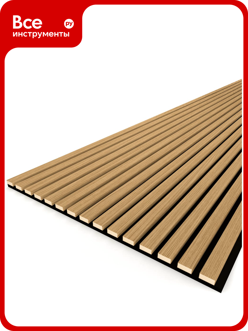 Панель стеновая акустическая STELLA Trend Standart Дуб Сальвадор 2780x600x21 мм, уп.1шт ЦБ-00017454