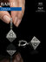 Серьги BARTE, серебро, 925 проба, оксидирование, длина 5.3 см, , серебро