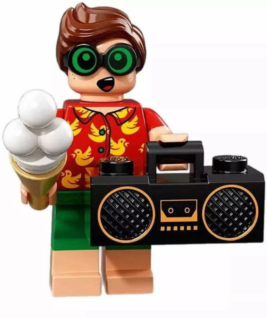 Конструктор LEGO Minifigures 71020-8 Робин в отпуске, 7 деталей, от 5 лет, 2018 год