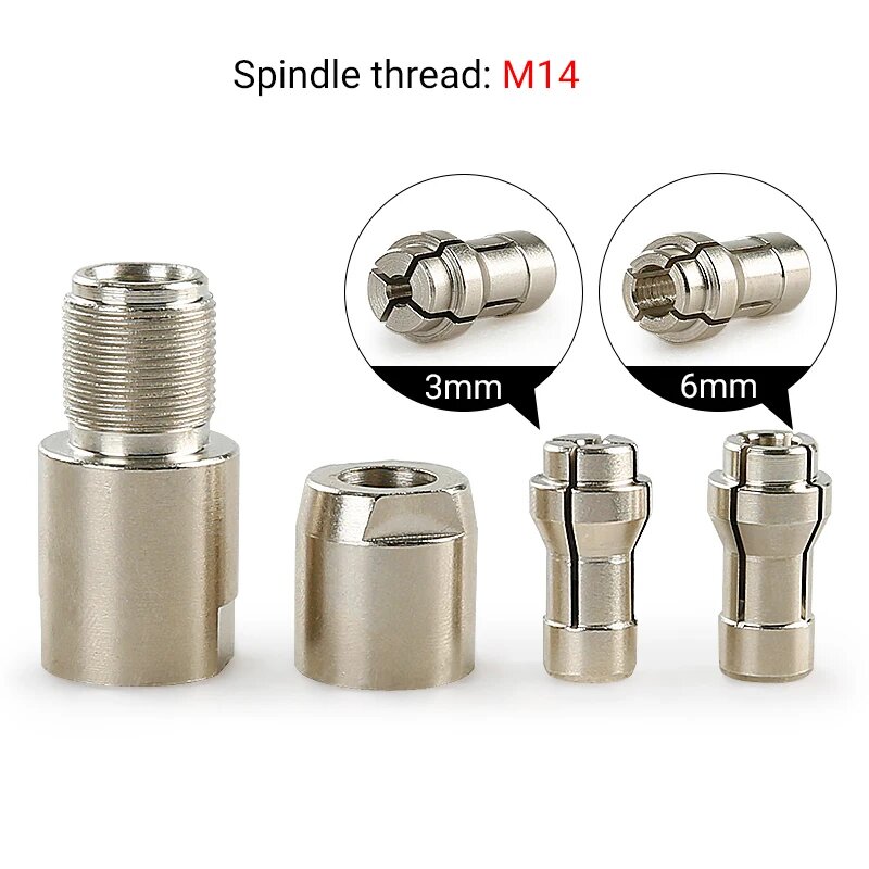 Адаптер для угловой шлифовальной машины Cutte 3/6 мм M14