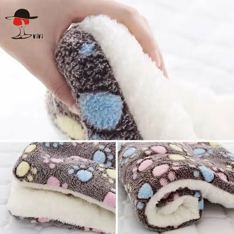 Фланелевый матрас для собак и кошек Матрас для животных 61*45cm