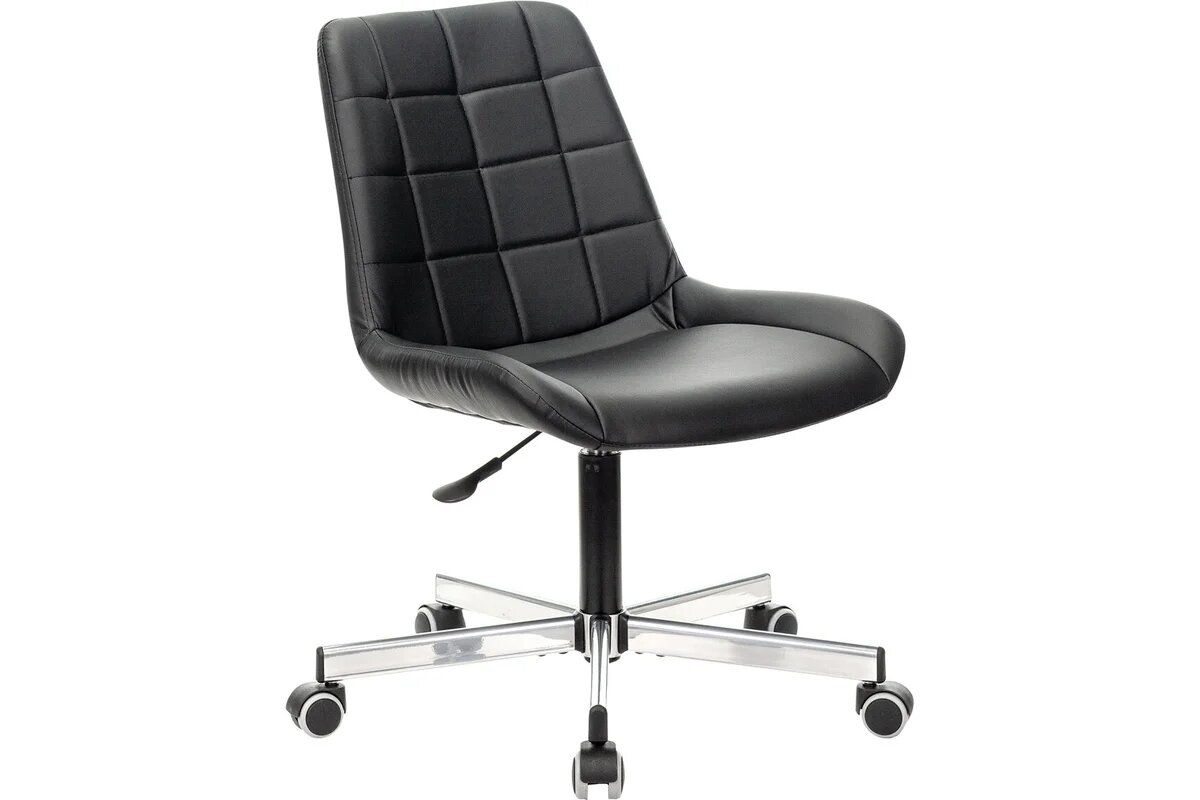 Кресло BRABIX Deco MG-316 (532080) черный, без подлокотников, экокожа