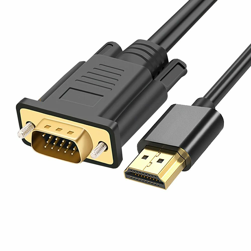 Кабель-конвертер HDMI-вход в VGA-выход для ноутбука, компьютера, PS4, Switch, Xbox, телевизора, 0,5 1 2 3 5 10 метров