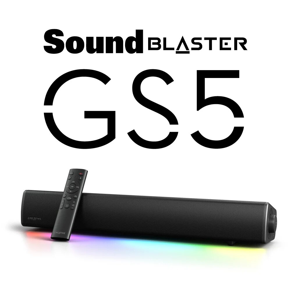 Саундбар Creative Sound Blaster GS5, Bluetooth 5.3, RGB, 60 Ватт
