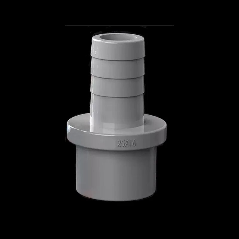 Фитинги ПВХ для труб 20-25 мм, белый/синий/серый 10 PCS, OD 20mm to 16mm, Grey