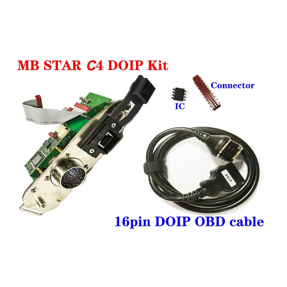 MB Star C4 DOIP Kit с кабелем 16pin OBD2
