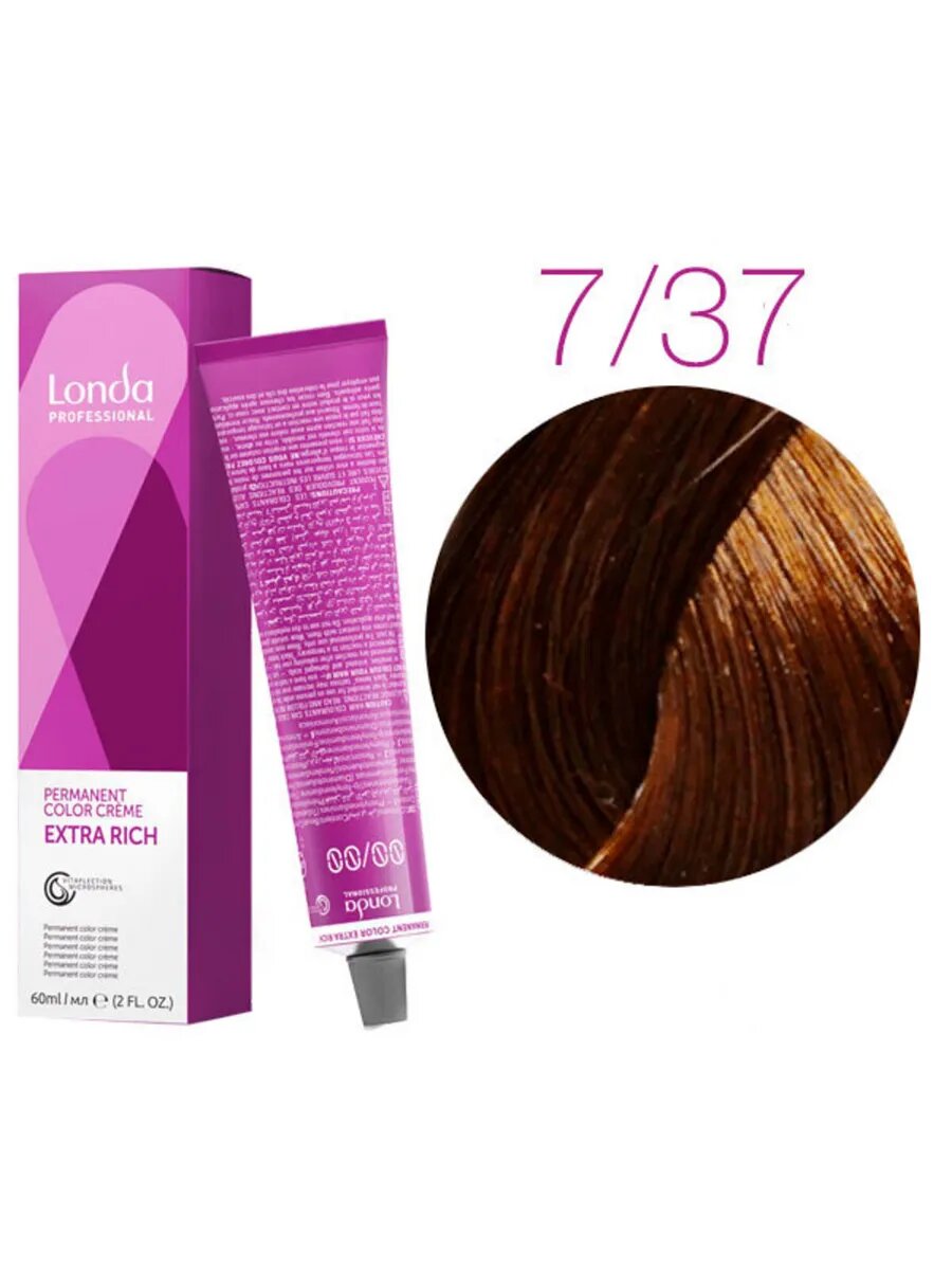 Краска для волос Londa Professional Стойкая крем-краска, 7/37