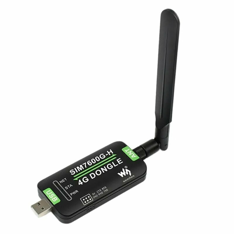 Waveshare Модуль SIM7600G-H 4G DONGLE модуль доступа в Интернет для Raspberry Pi GNSS Глобальная связь