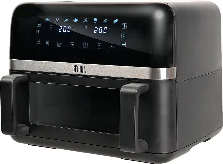 Аэрогриль GFgril GFA-9000, 2700 Вт, сенсорное управление, 9 л