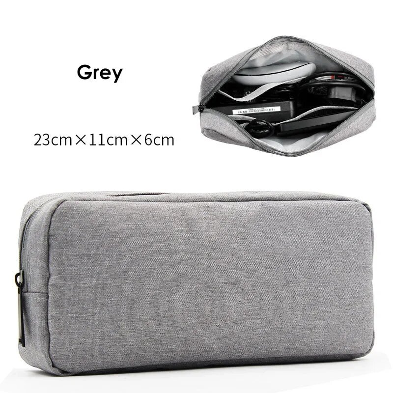 Сумка для аксессуаров Grey 23x11x6 см