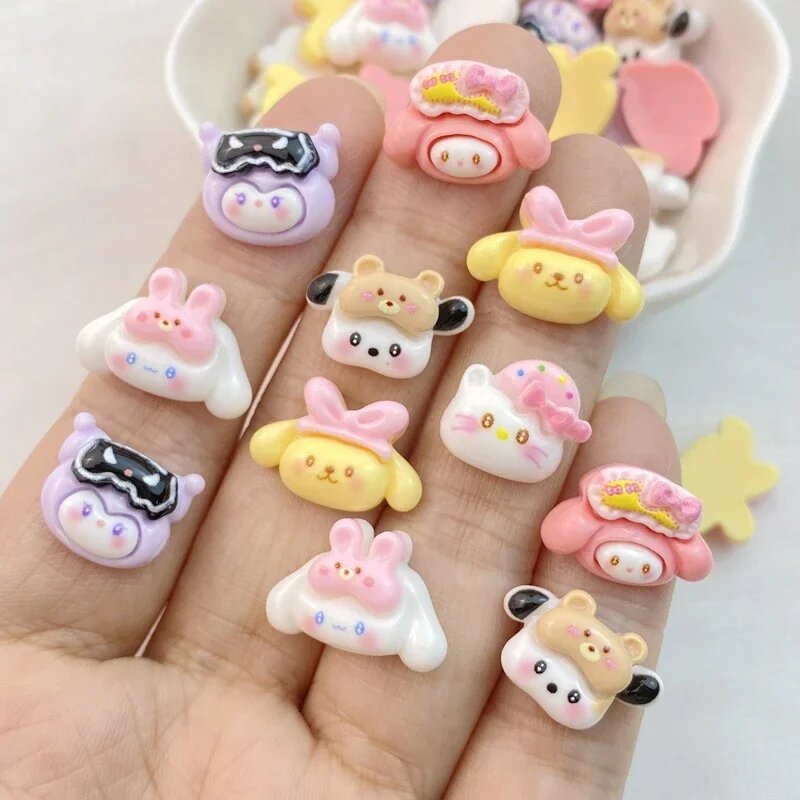 Мини фигурки Sanrio 20 шт из смолы
