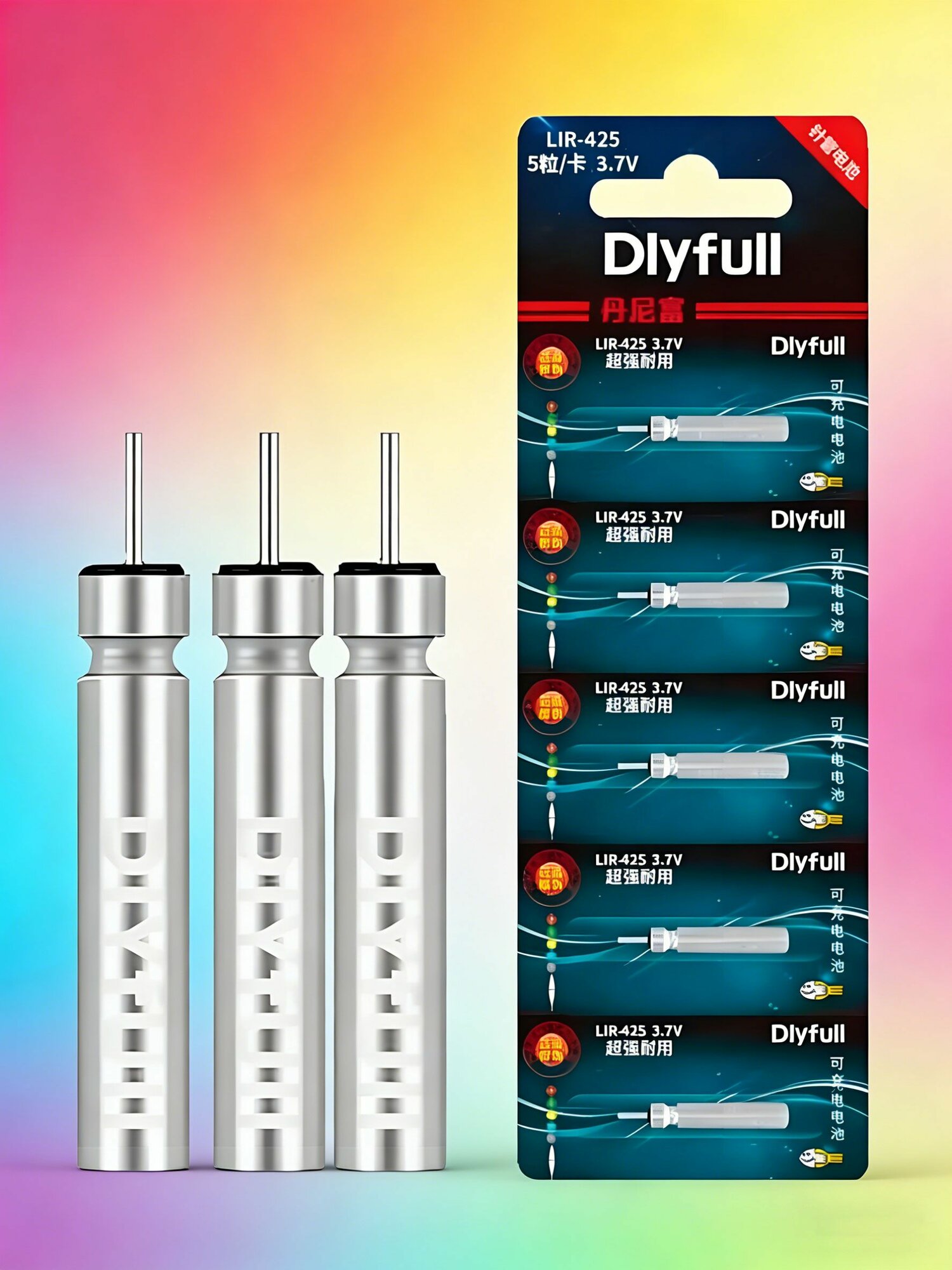 Аккумулятор для электронного светящегося поплавка с зарядкой литиевая батарея для ночной рыбалки и электронных поплавков