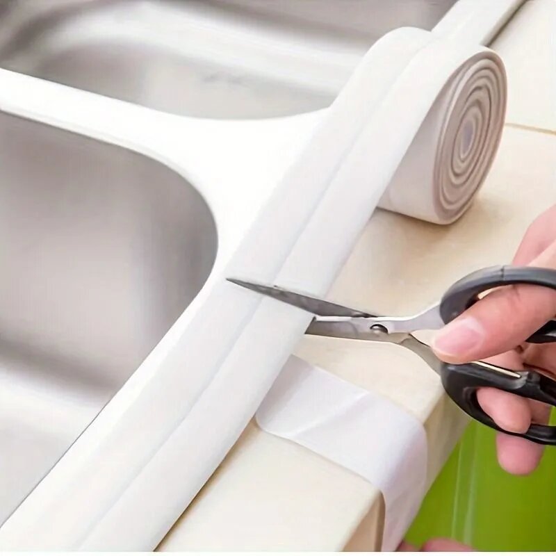 Защитный экран для кухни и ванной комнаты - Бордюрная лента 38 мм 3.2 м, 1 шт