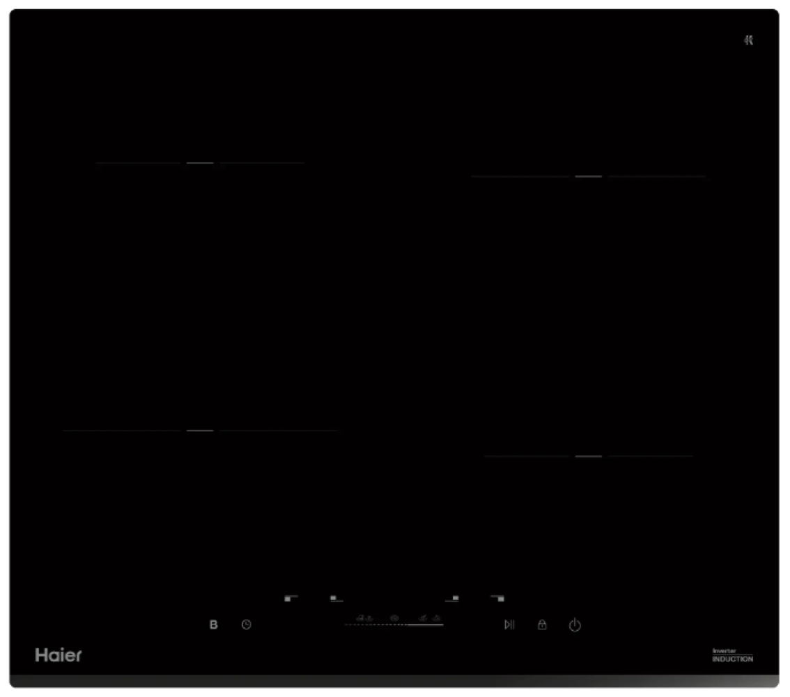 Индукционная варочная поверхность Haier HHK-Y64TCVB, сенсорное управление, функция Boost, нанопокрытие