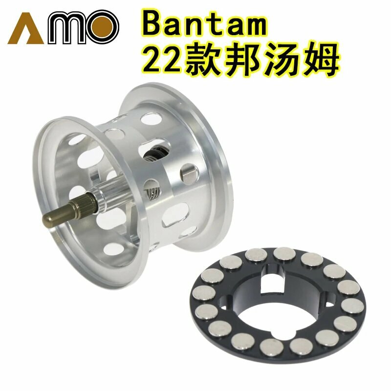 Катушка AMO Bantam 22 из алюминиевого сплава, Magnetic Silver