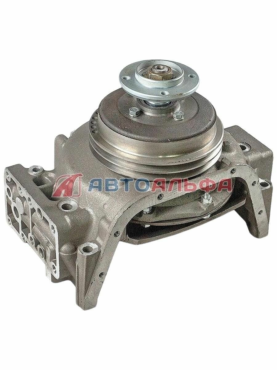 Гидромуфта привода вентилятора с передней крышкой блока КАМАЗ (дв. 740, 7403, 740.11) в сборе (ремонт) (альтернатива)