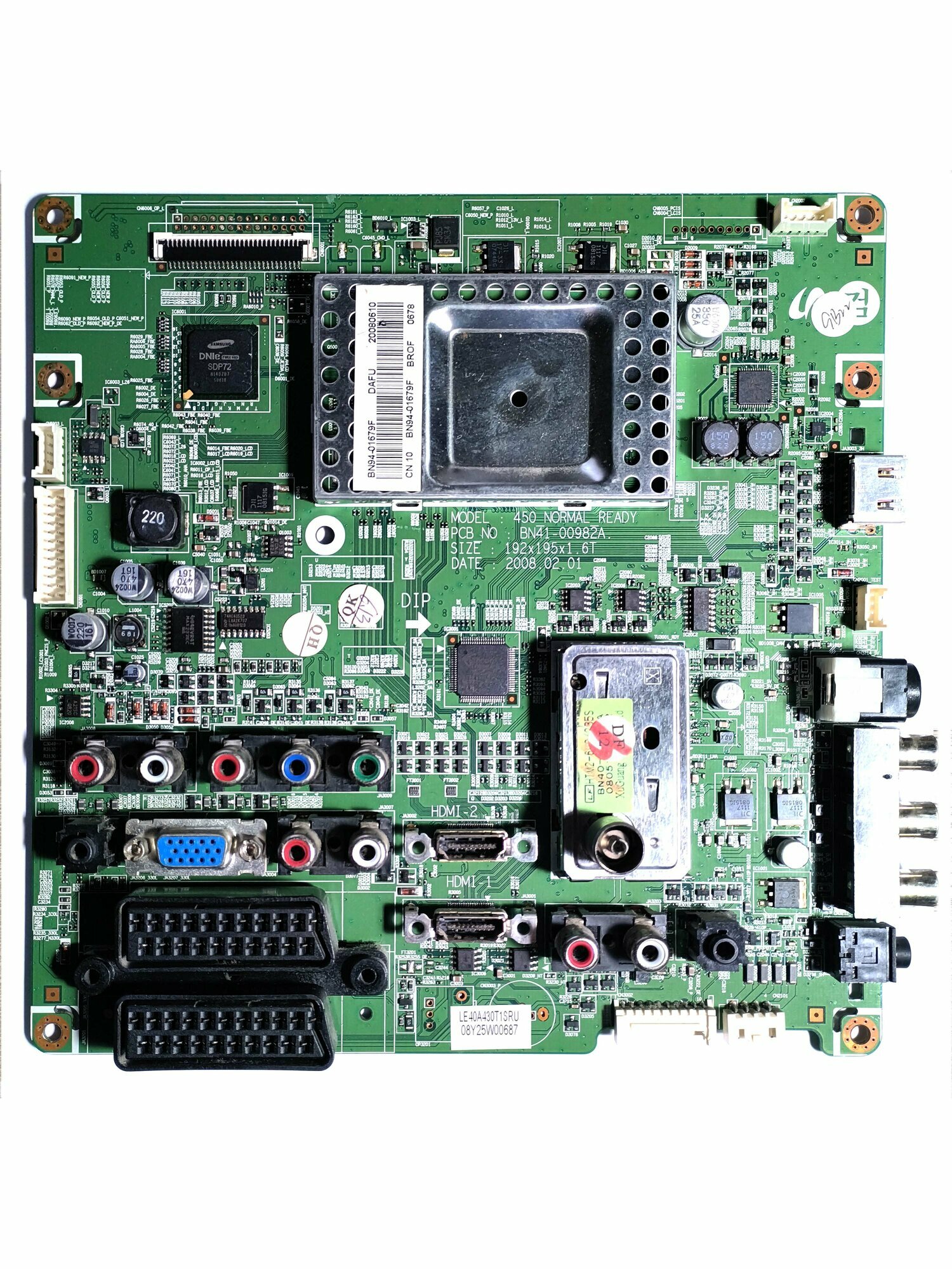 Плата mainboard BN41-00982A / BN94-01679F для телевизора Samsung LE40A430T1S