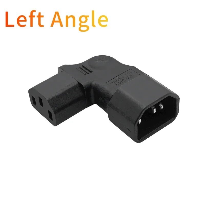 Угловой кабель-переходник SanCableCord C13-C14 10А 250В Left Angle Adapter