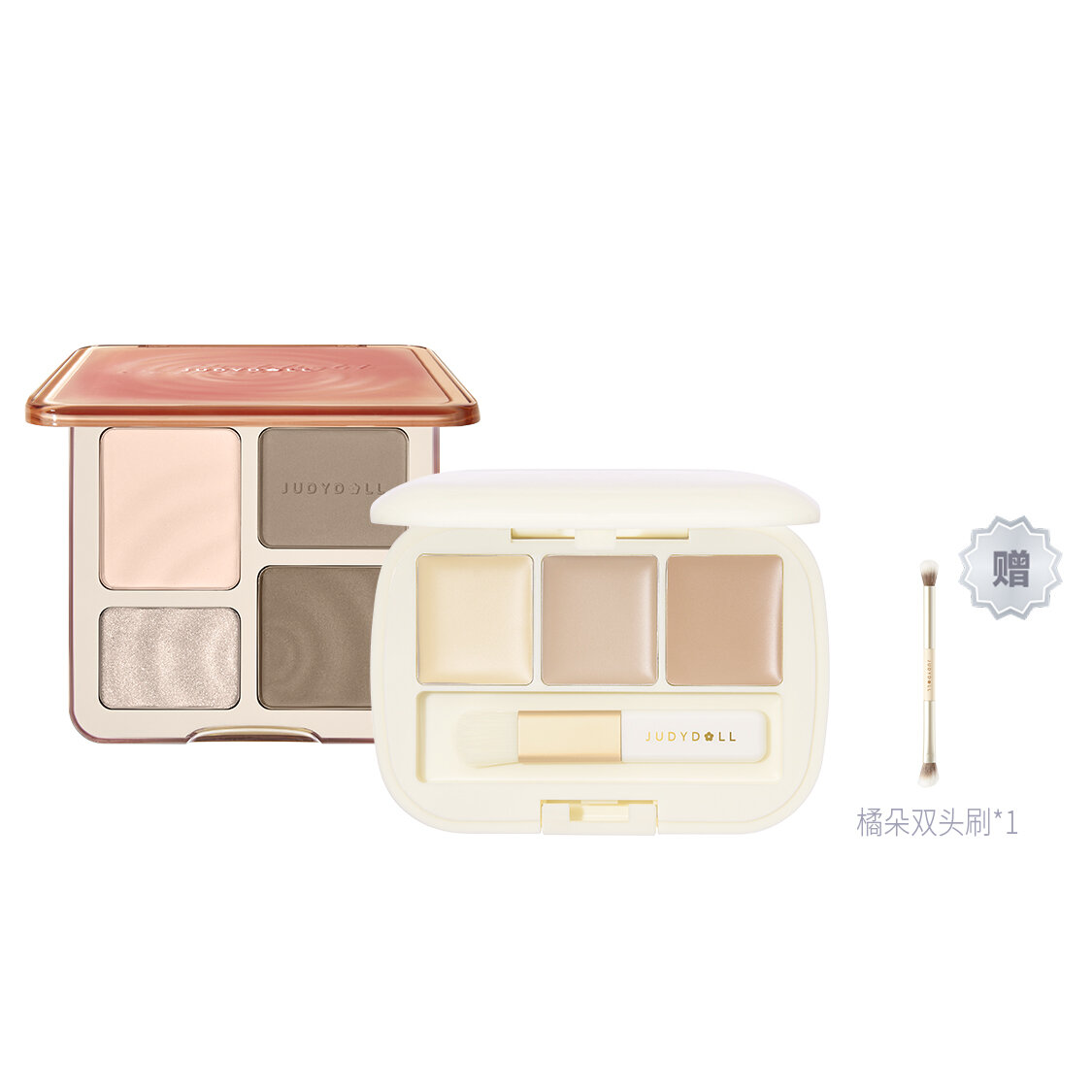 Набор для макияжа женский Judydoll 5721743, Cool Skin Undertone #01 Shadow Palette+Seamless Concealing Palette 01
