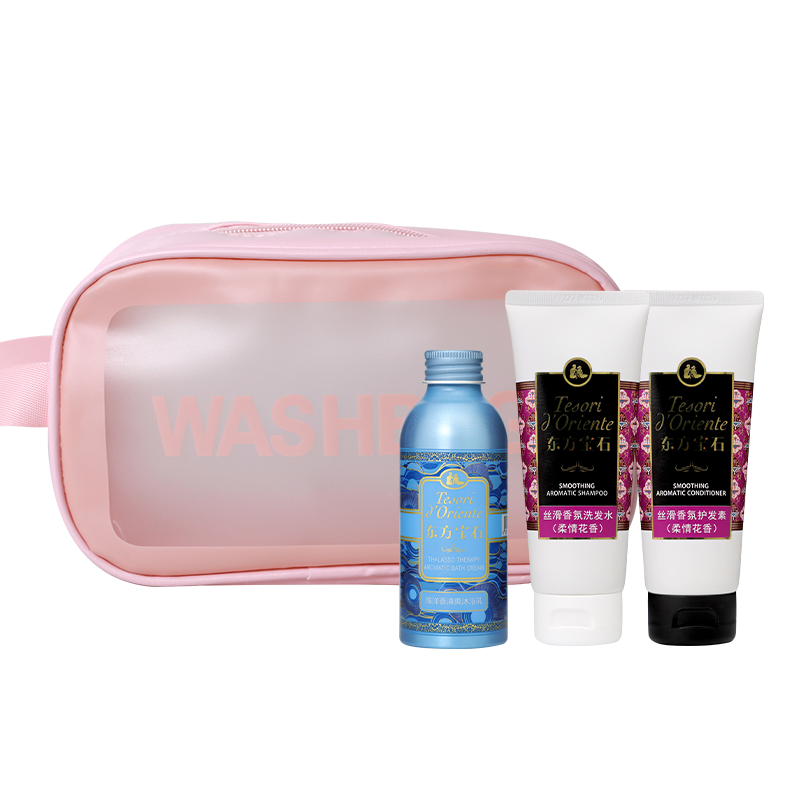 Набор для ухода за телом унисекс Tesori D'Oriente Ocean (Aluminum Can) Travel Bath & Care Set, 95ml*3