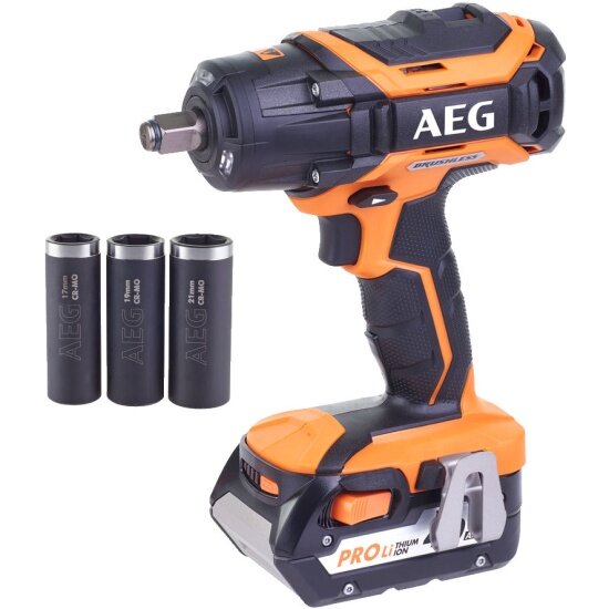 Аккумуляторный импульсный гайковерт Aeg BSS18C12ZBL LI-402C 4935459427