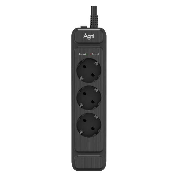 Сетевой фильтр AGNI TP-FS3E-2m-black