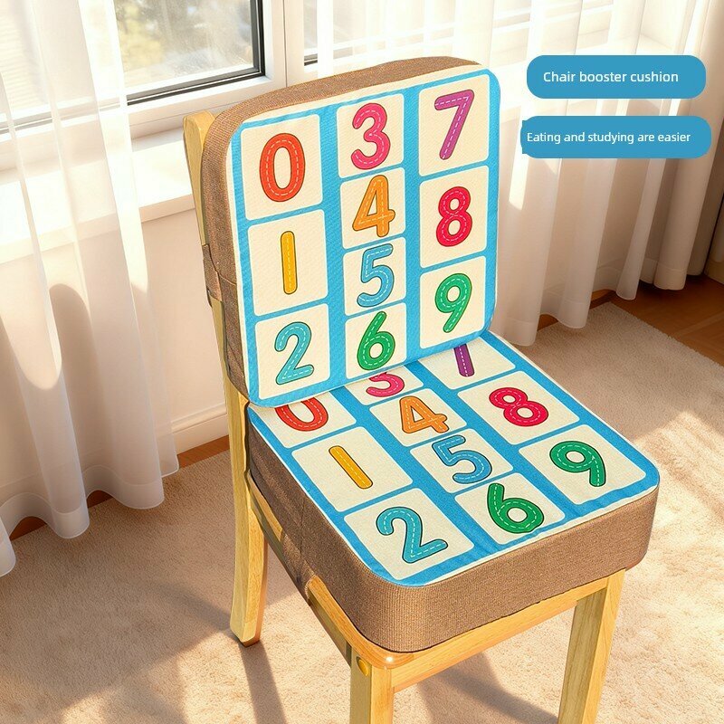 Подушка-бустер для детского стульчика, утолщенная подушка для сиденья, подушка для учебного стула, подушка для стула